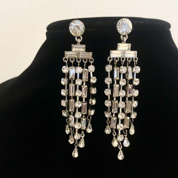Cache | Jewelry | Cache Crystal Drop Earrings Nwt 45 | Poshmark